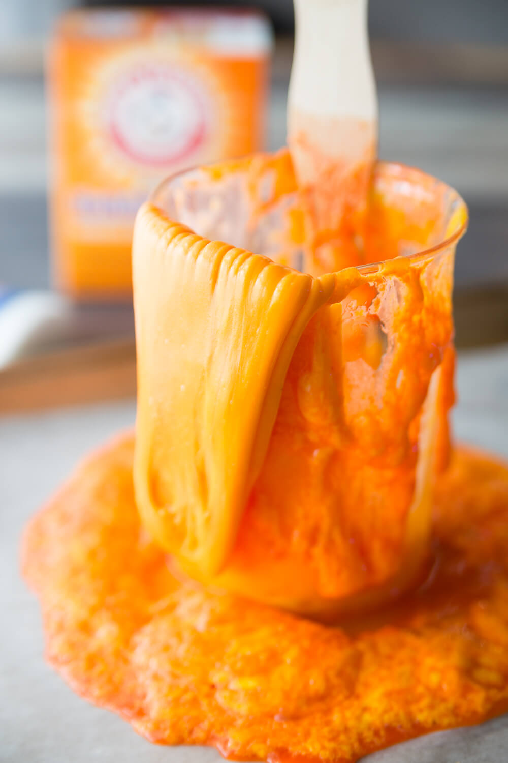 How To Make Slime With Baking Soda And Vinegar