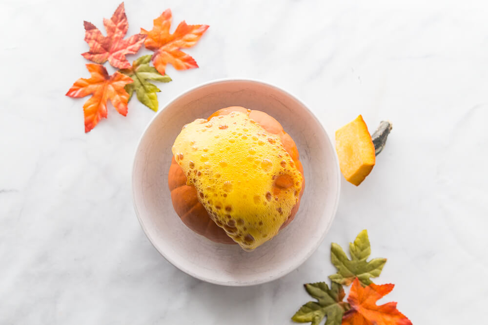 Pumpkin Volcano Experiment for Kids (Easy Fall STEM)