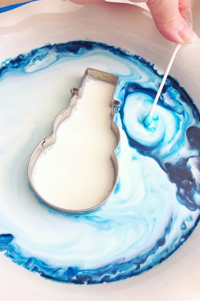 Color Changing Milk Experiment - Little Bins for Little Hands