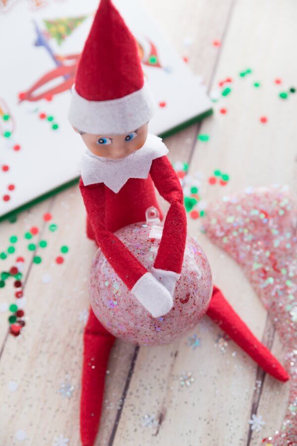 Elf on the Shelf Slime - Little Bins for Little Hands