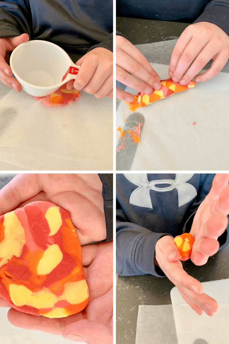 Edible Starburst Rock Cycle for Kids Geology