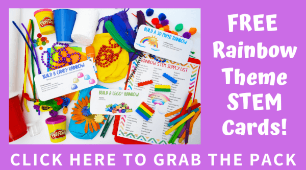 Free Printable Rainbow Template - Little Bins for Little Hands
