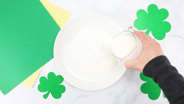 St Patrick's Day Magic Milk Experiment - Little Bins for Little Hands