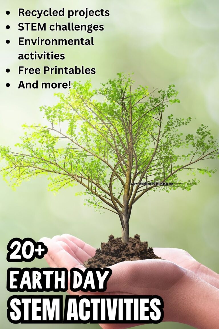 Earth Day STEM Activities For Kids - Little Bins for Little Hands