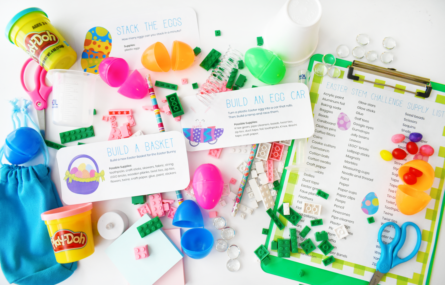 Must Try Easter STEM Challenges - Little Bins for Little Hands