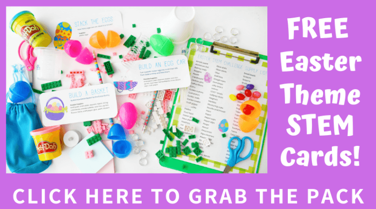 Egg Launcher Ideas For Easter STEM - Little Bins for Little Hands