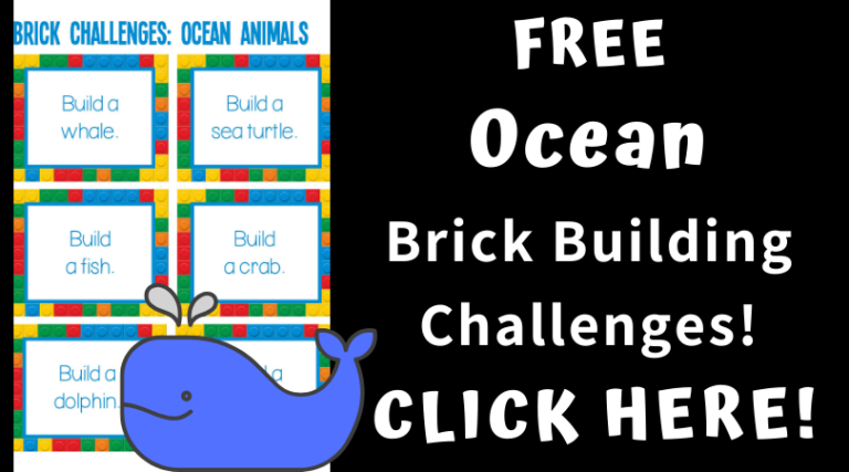 LEGO Sea Animals To Build | Little Bins for Little Hands