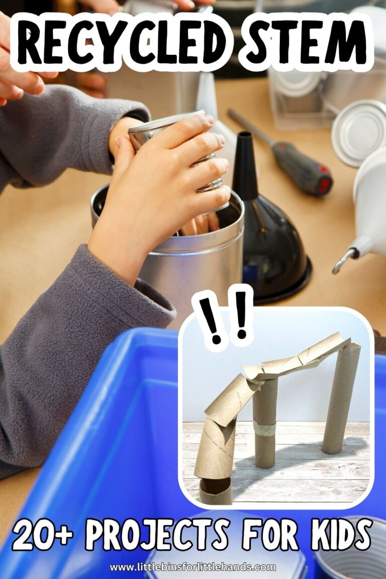 Recycling Projects for STEM - Little Bins for Little Hands