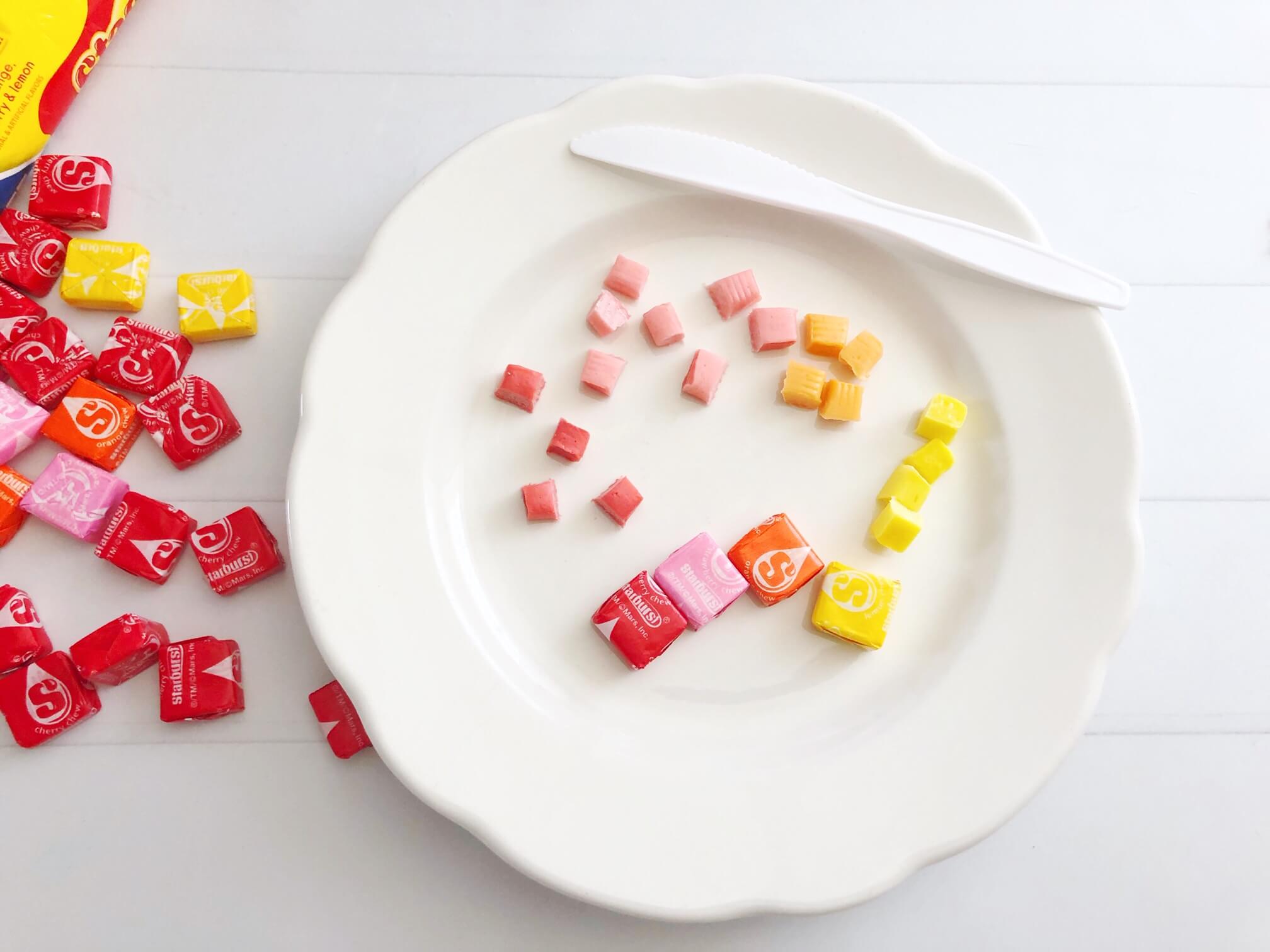 Edible Starburst Rock Cycle for Kids Geology