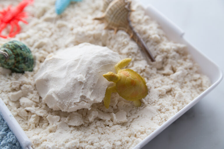 How to Make Cloud Dough (2-Ingredient Recipe for Sensory Play)
