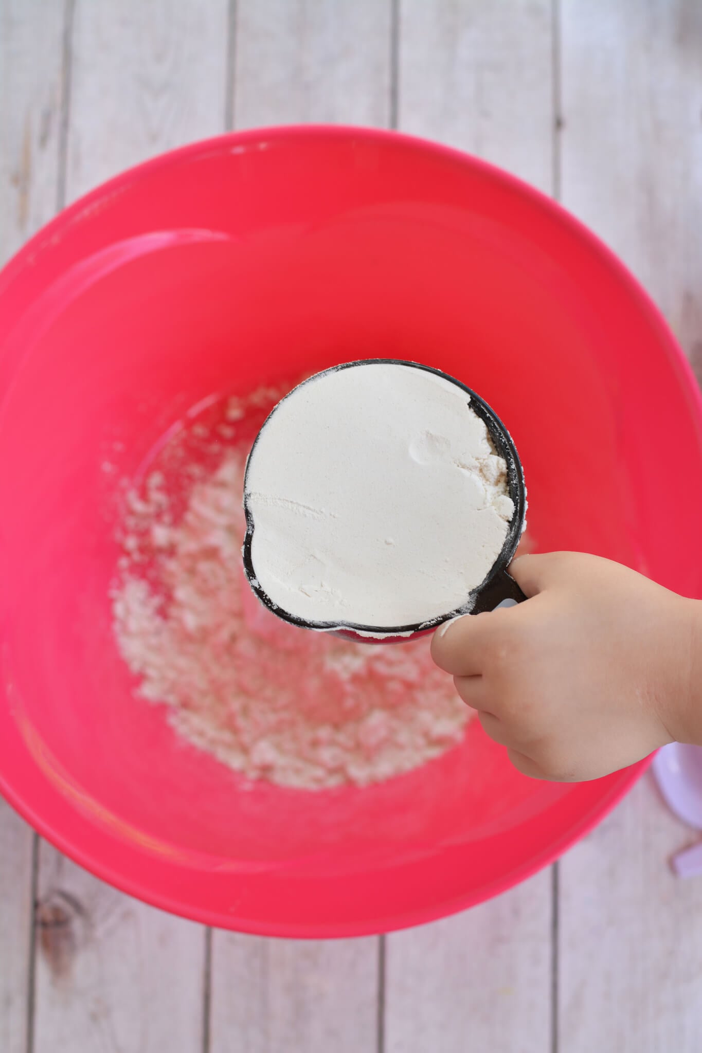 Colored Cloud Dough Recipe - Little Bins for Little Hands