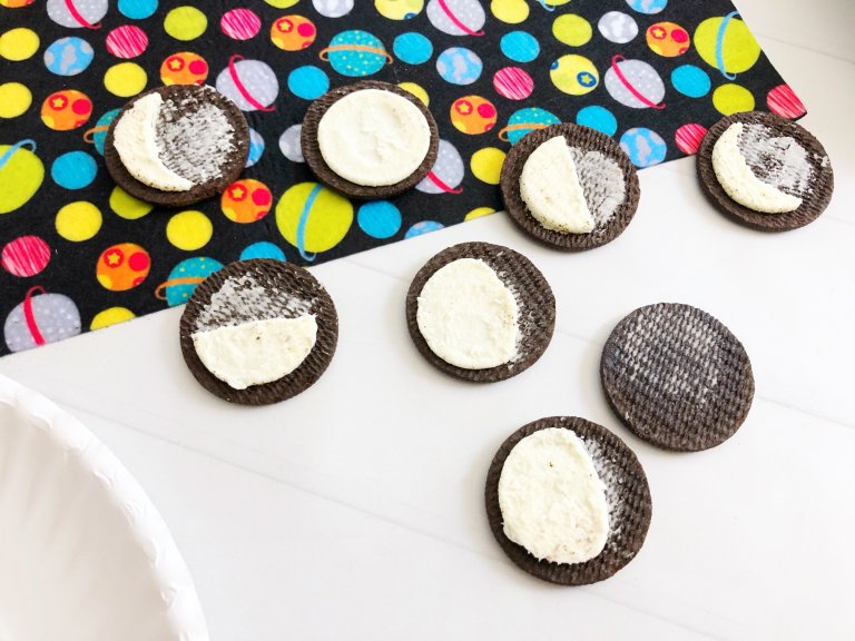 Oreo Moon Phases - Little Bins for Little Hands