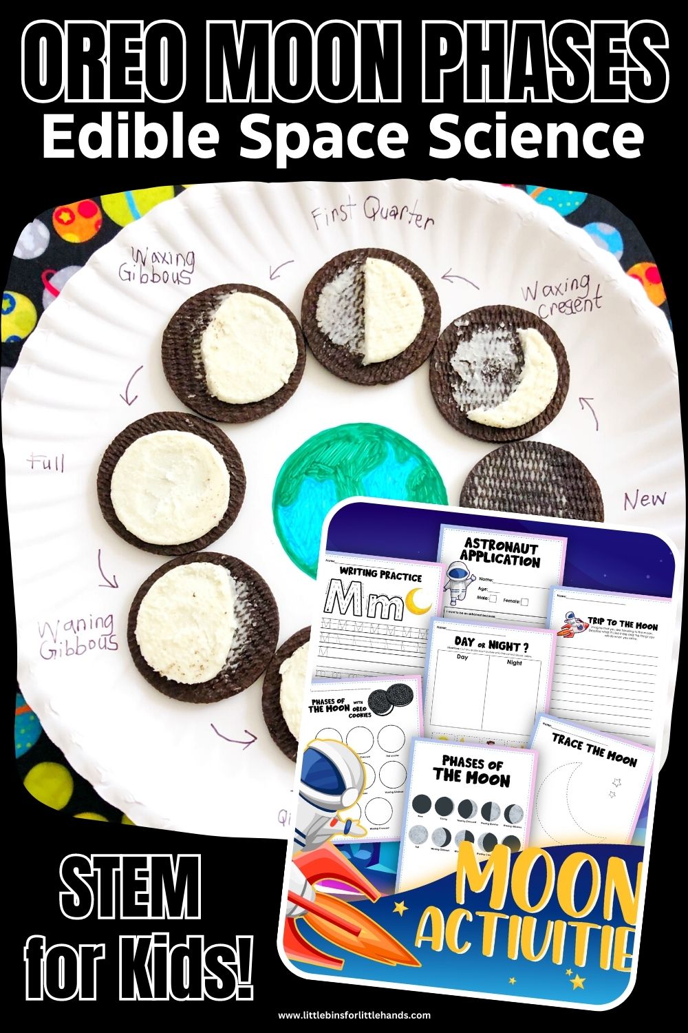 Oreo Moon Phases - Little Bins for Little Hands