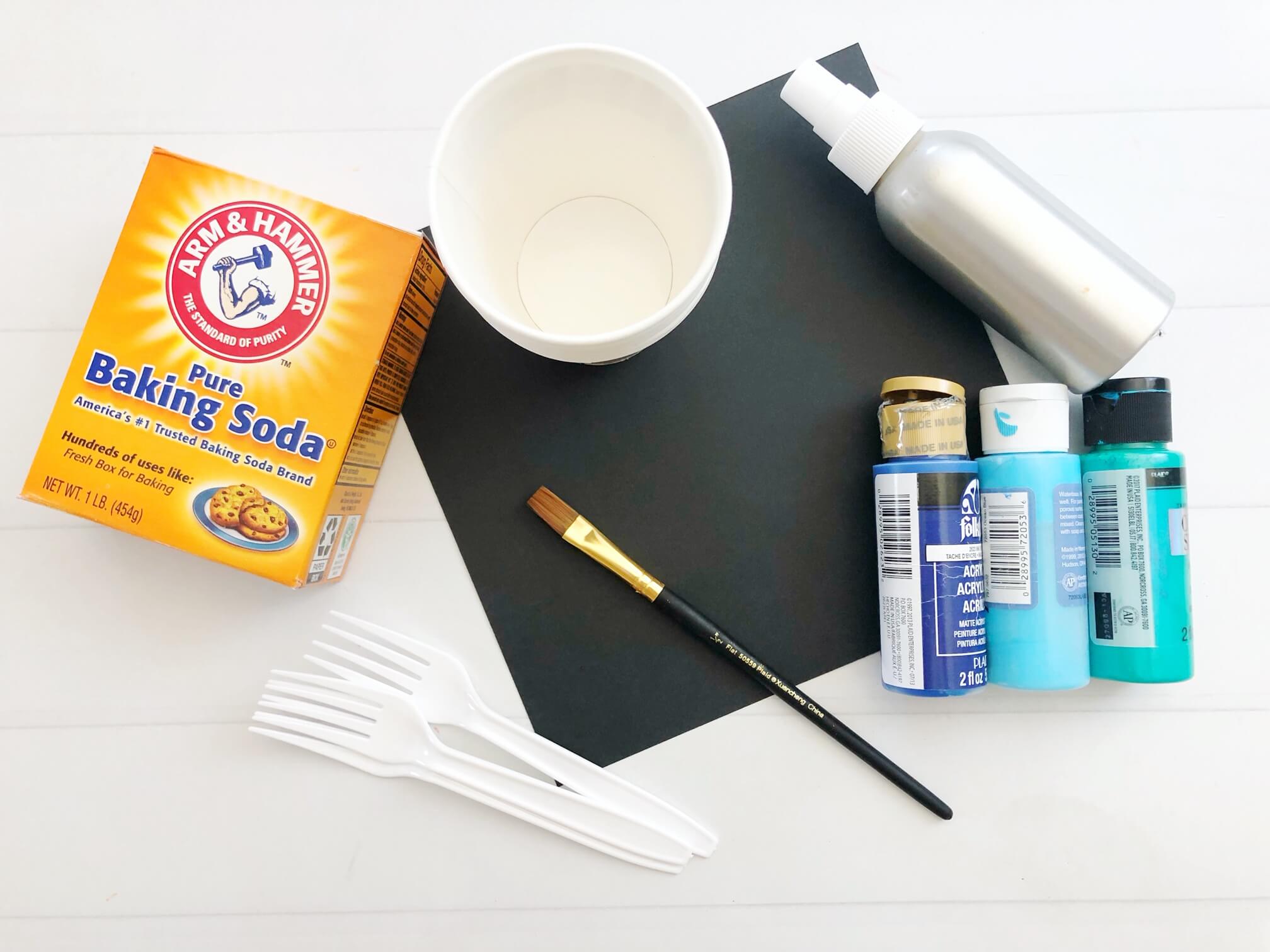 Fizzy Paint Moon Craft - Little Bins for Little Hands