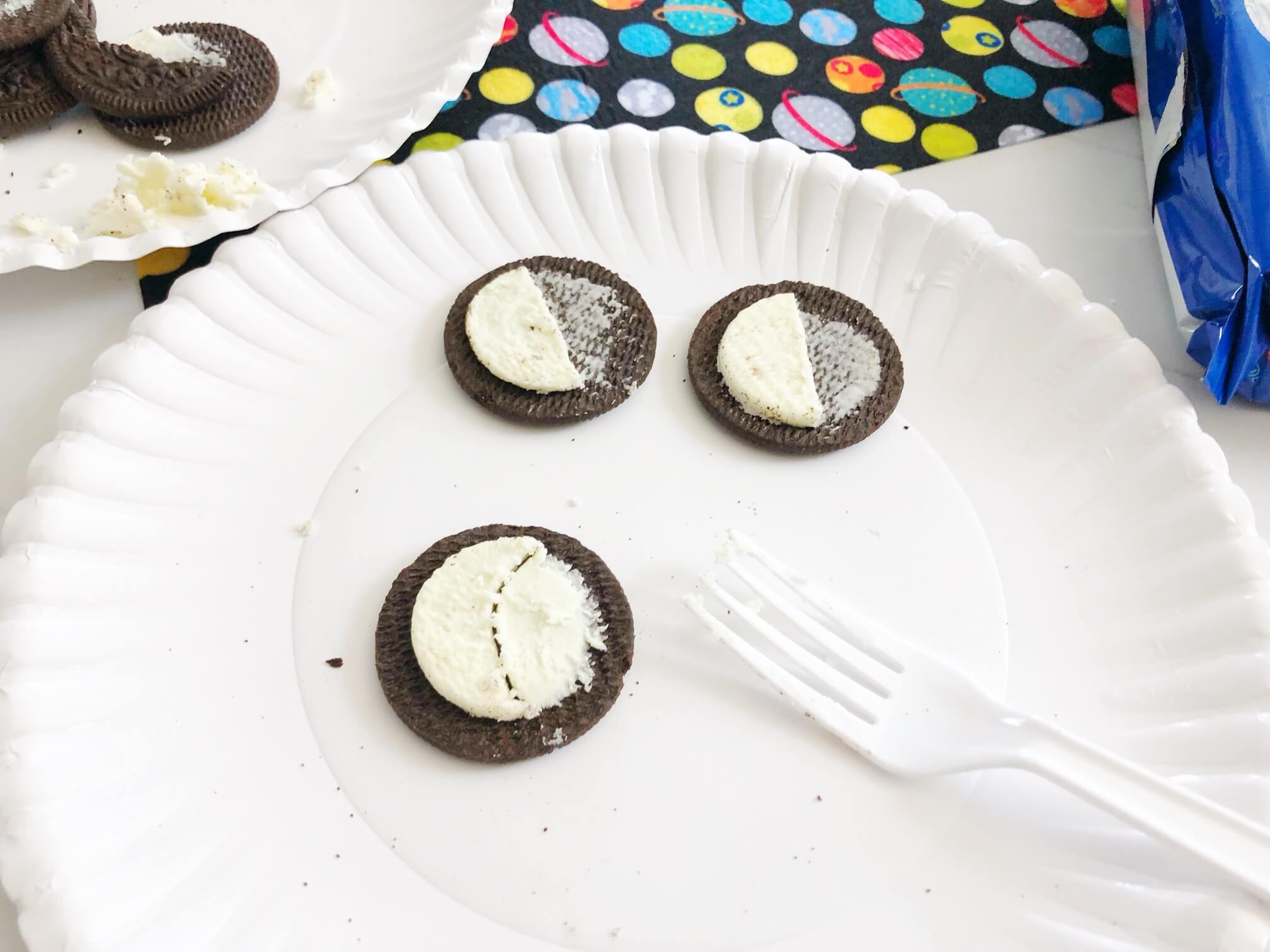 Oreo Moon Phases - Little Bins for Little Hands
