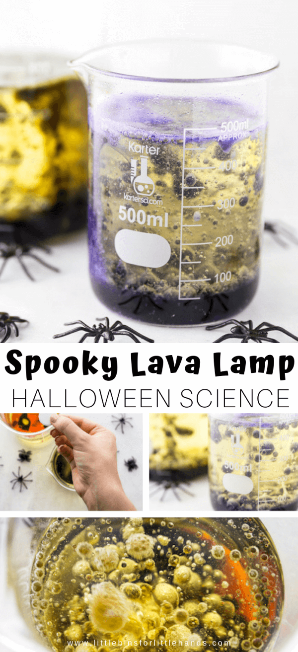 Halloween Lava Lamp Experiment - Little Bins for Little Hands