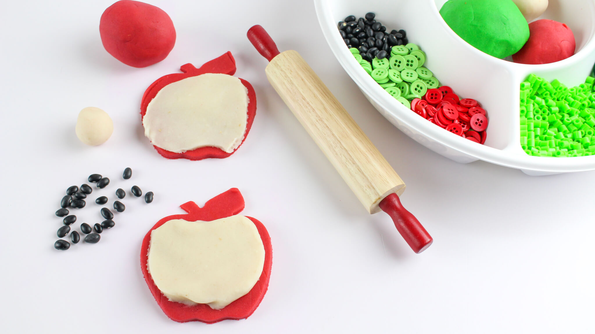 Apple Playdough Recipe - Little Bins for Little Hands