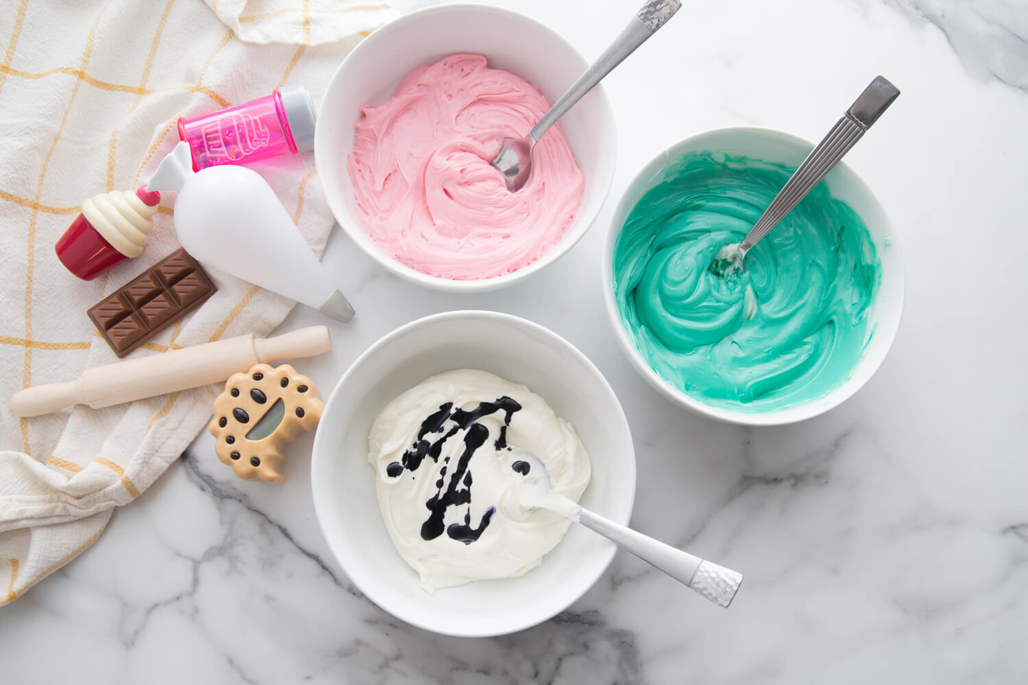 Frosting Edible Playdough Recipe - Little Bins for Little Hands