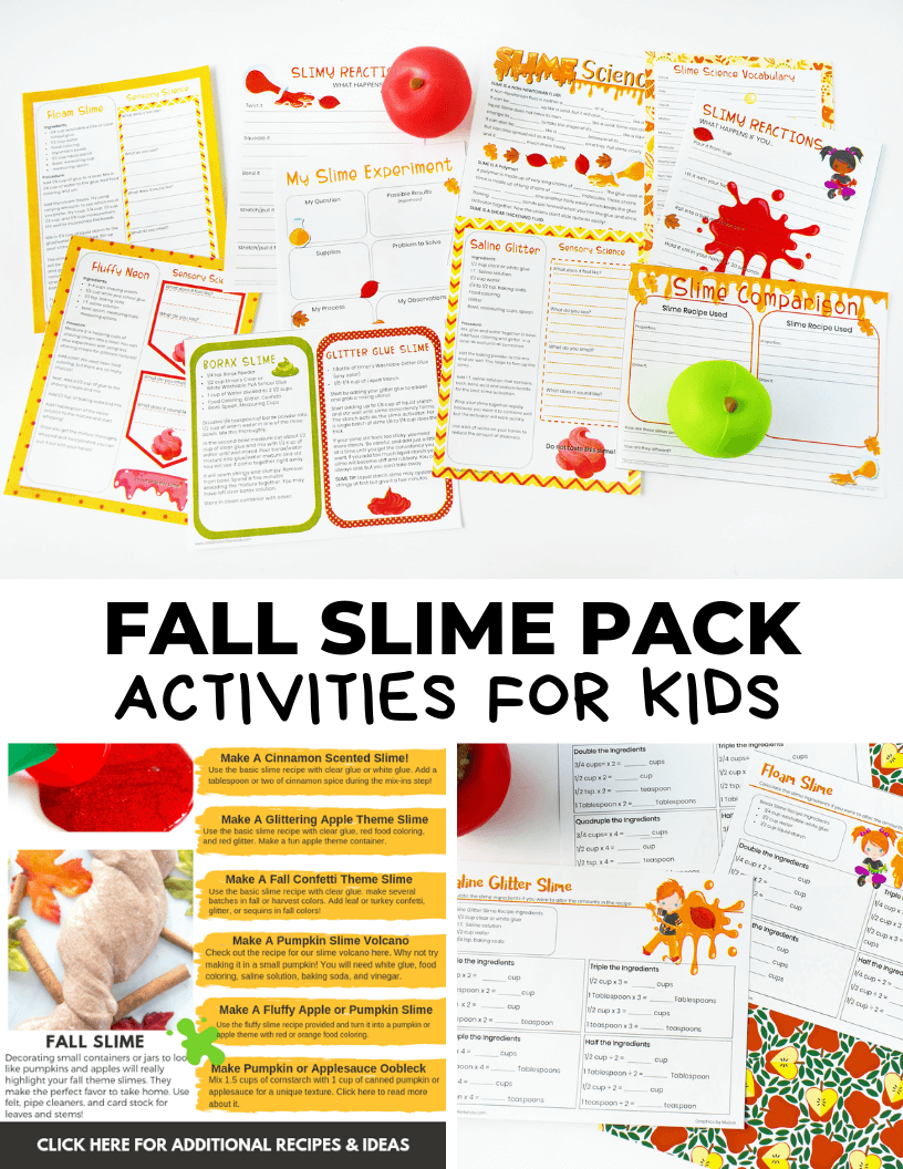 Easy Thanksgiving Slime - Little Bins for Little Hands