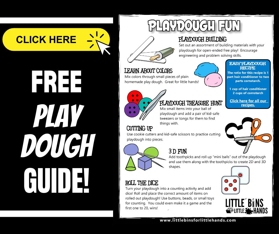 20 Playdough Activities For Kids - Little Bins for Little Hands