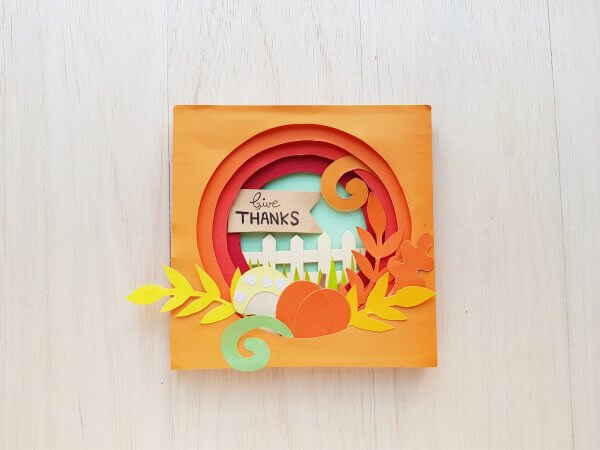 Thanksgiving Papercraft in 3D - Little Bins for Little Hands