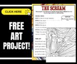 The Scream Art Project For Kids - Little Bins for Little Hands