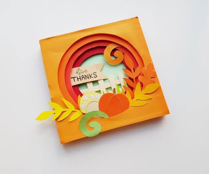 Thanksgiving Papercraft in 3D - Little Bins for Little Hands