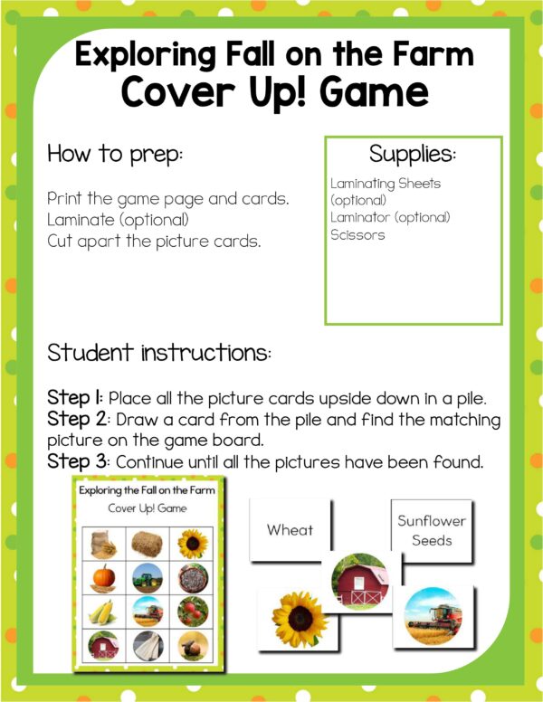 Farm Activities For Preschoolers - Little Bins for Little Hands