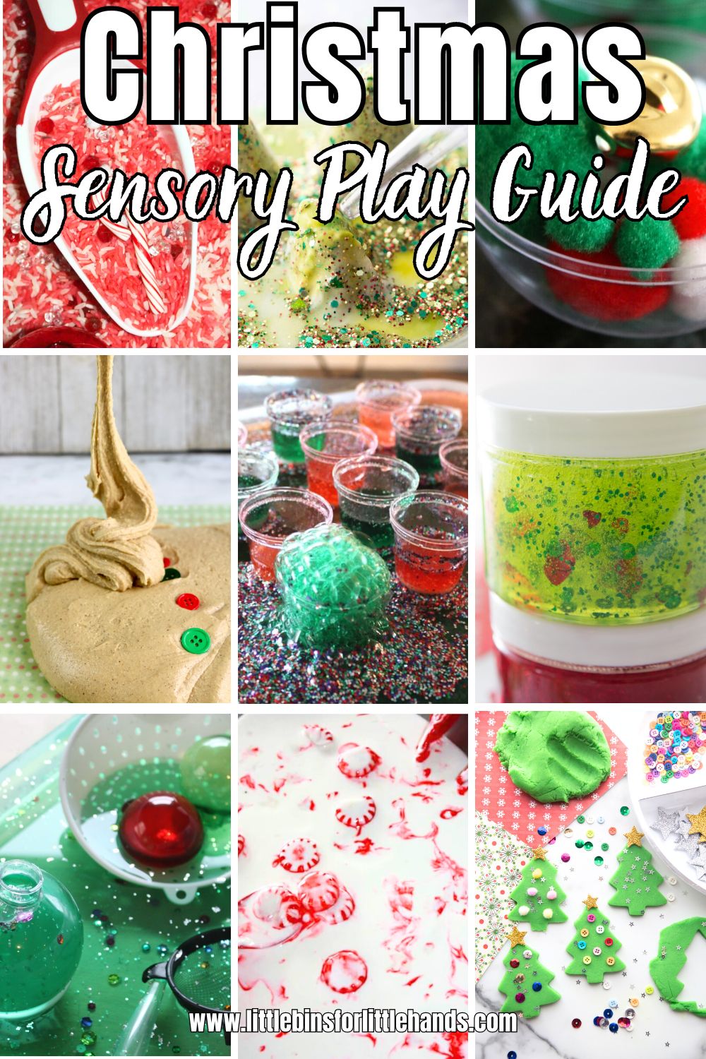 Christmas Sensory Activities For Toddlers to Preschoolers - Little Bins ...