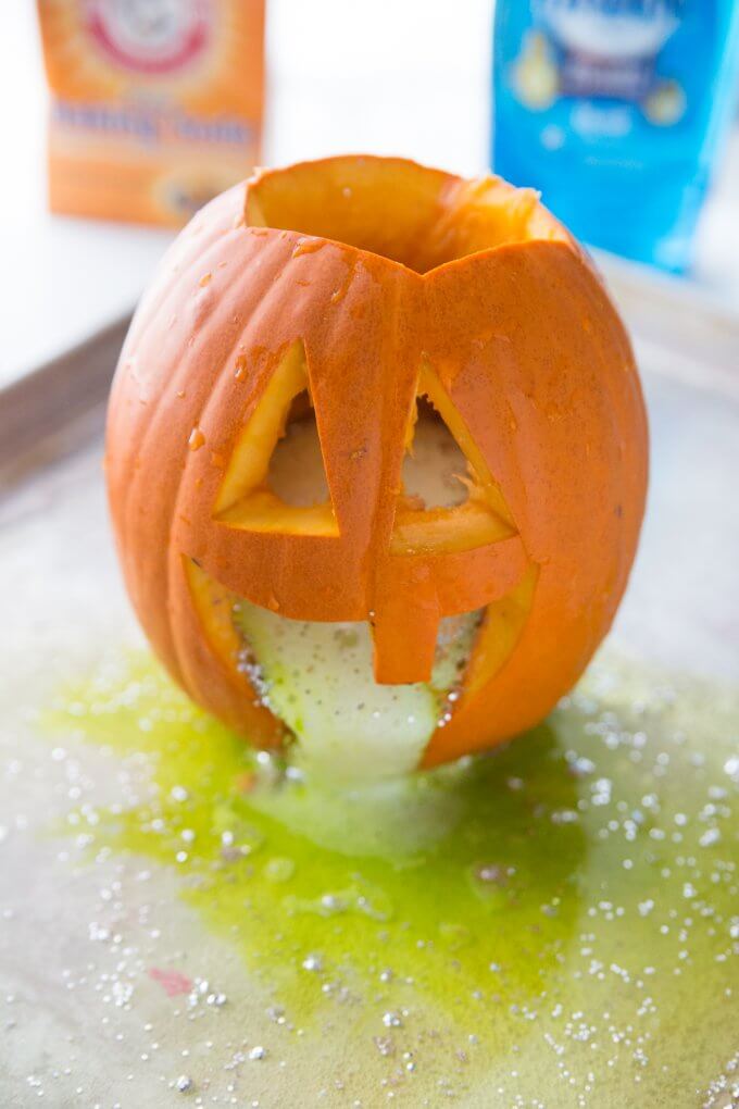 Puking Pumpkin Experiment - Little Bins for Little Hands