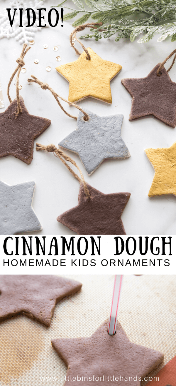 Cinnamon Salt Dough Ornaments - Little Bins for Little Hands
