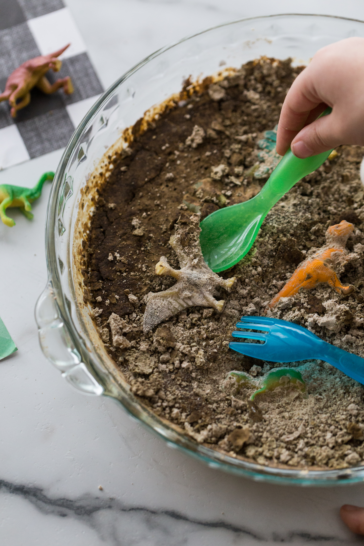 Dino Dig for Kids: Easy Dinosaur Excavation Sensory Activity