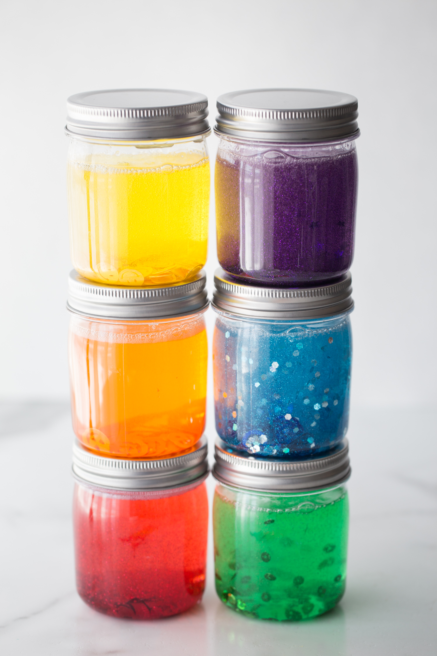Glitter Jars for Kids - Little Bins for Little Hands