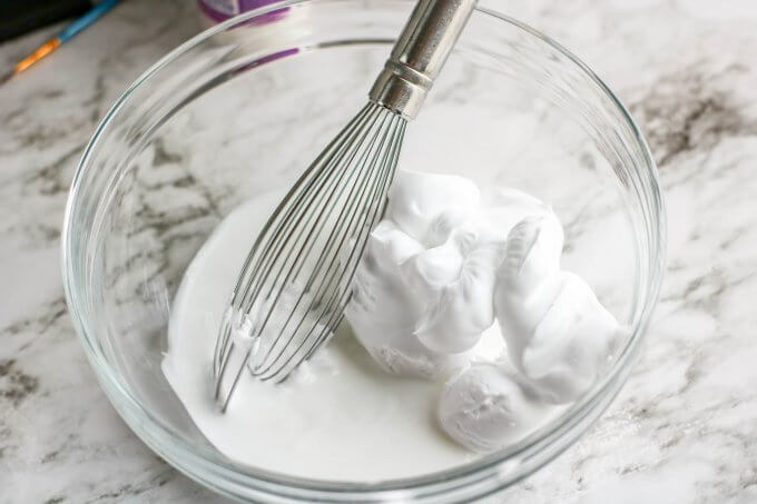 Shivery Snow Paint Recipe - Little Bins for Little Hands