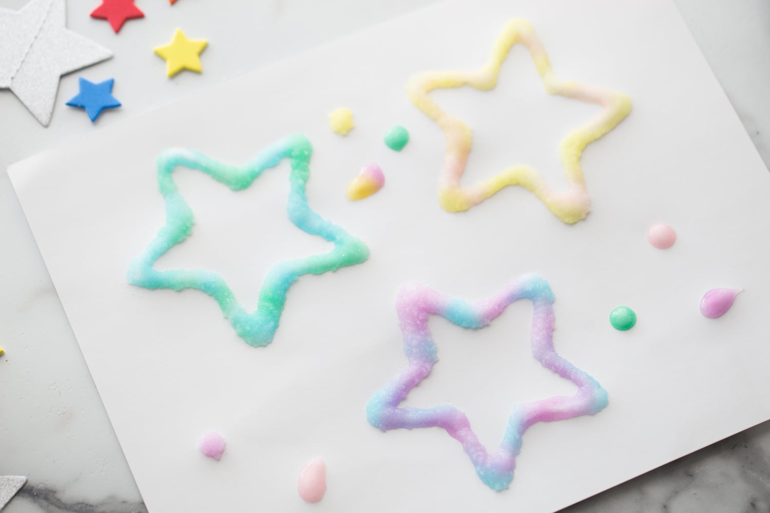 Salt Painting STEAM For Kids