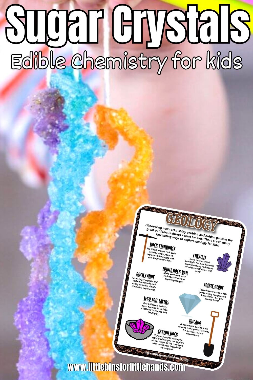 Sugar Crystals On A String