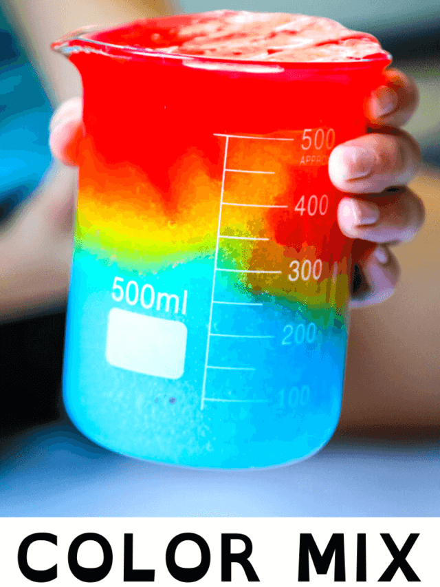 MULTI COLORED SLIME RECIPE STORY - Little Bins for Little Hands