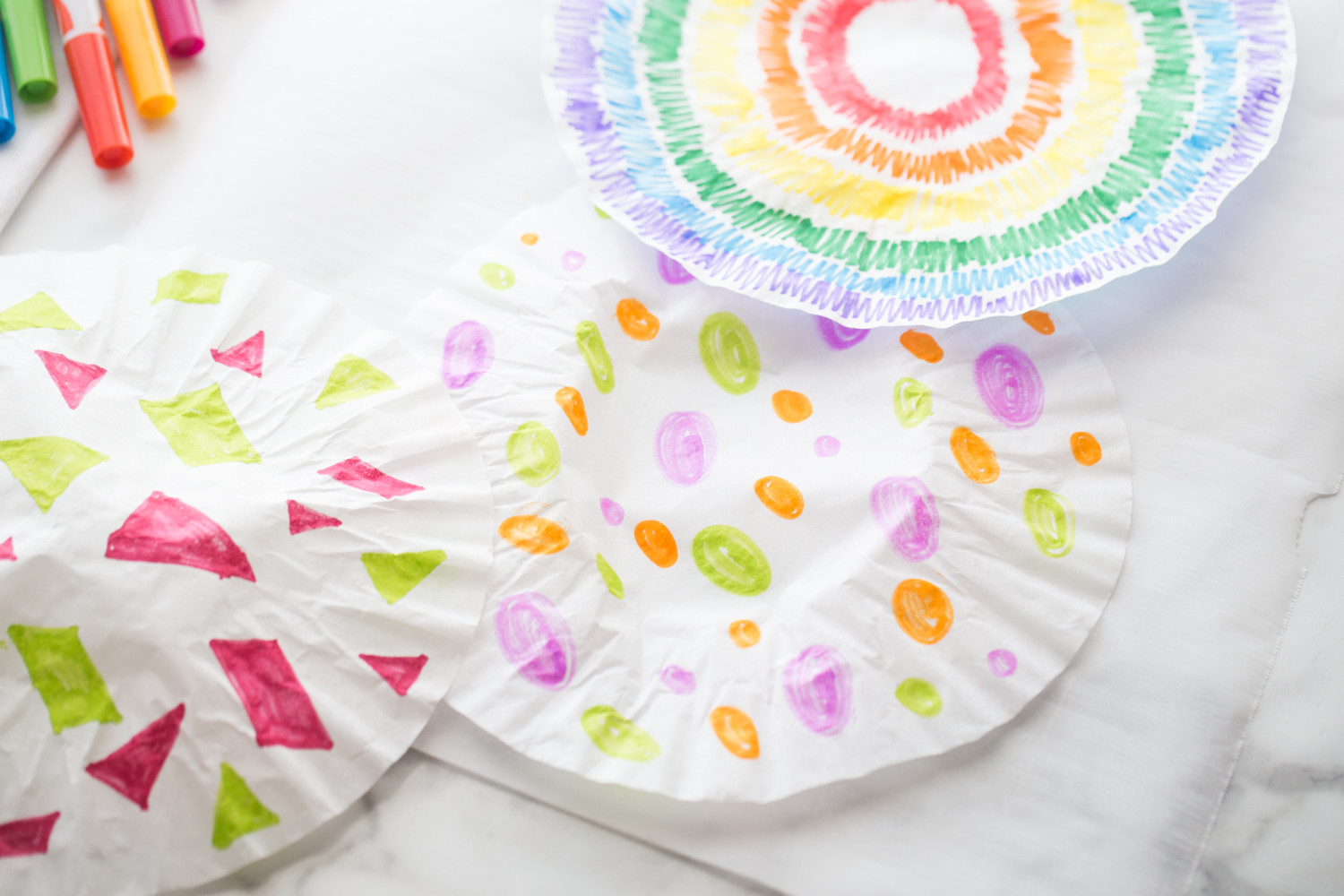 Easy Coffee Filter Flowers - Little Bins for Little Hands