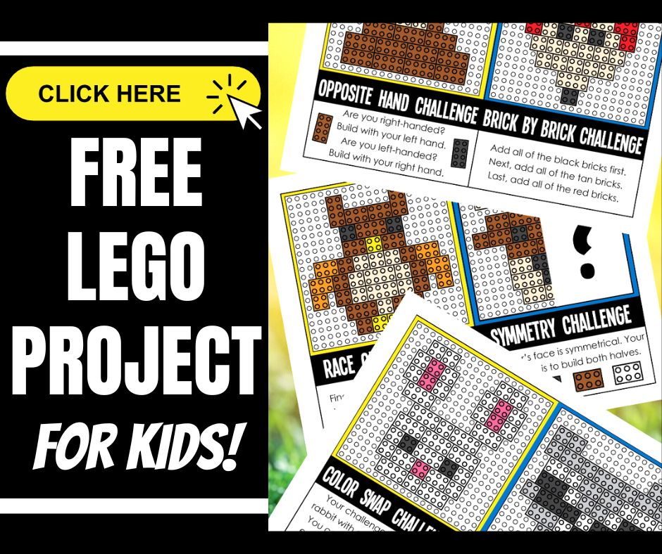 FREE LEGO Animal Challenge Cards for Fun Building!