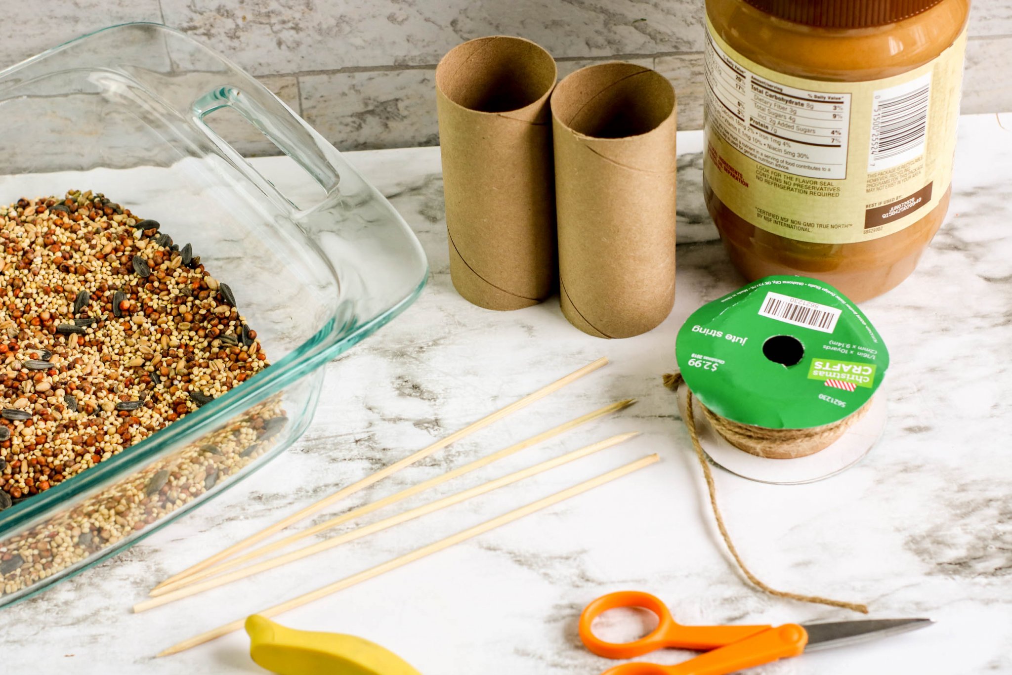 Toilet Paper Roll Bird Feeder - Little Bins for Little Hands