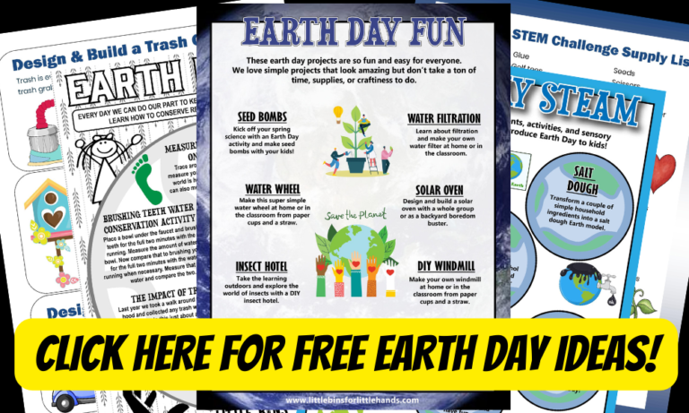 Earth Day Pop Art - Little Bins for Little Hands