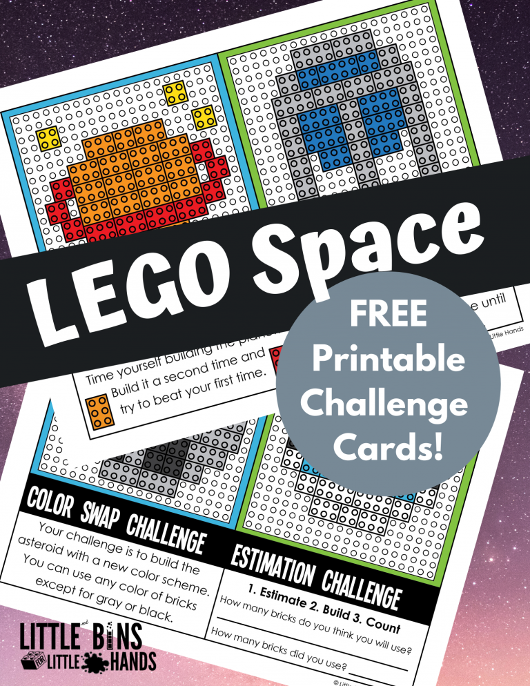 LEGO Space Challenges Cards (FREE Printable Fun!)