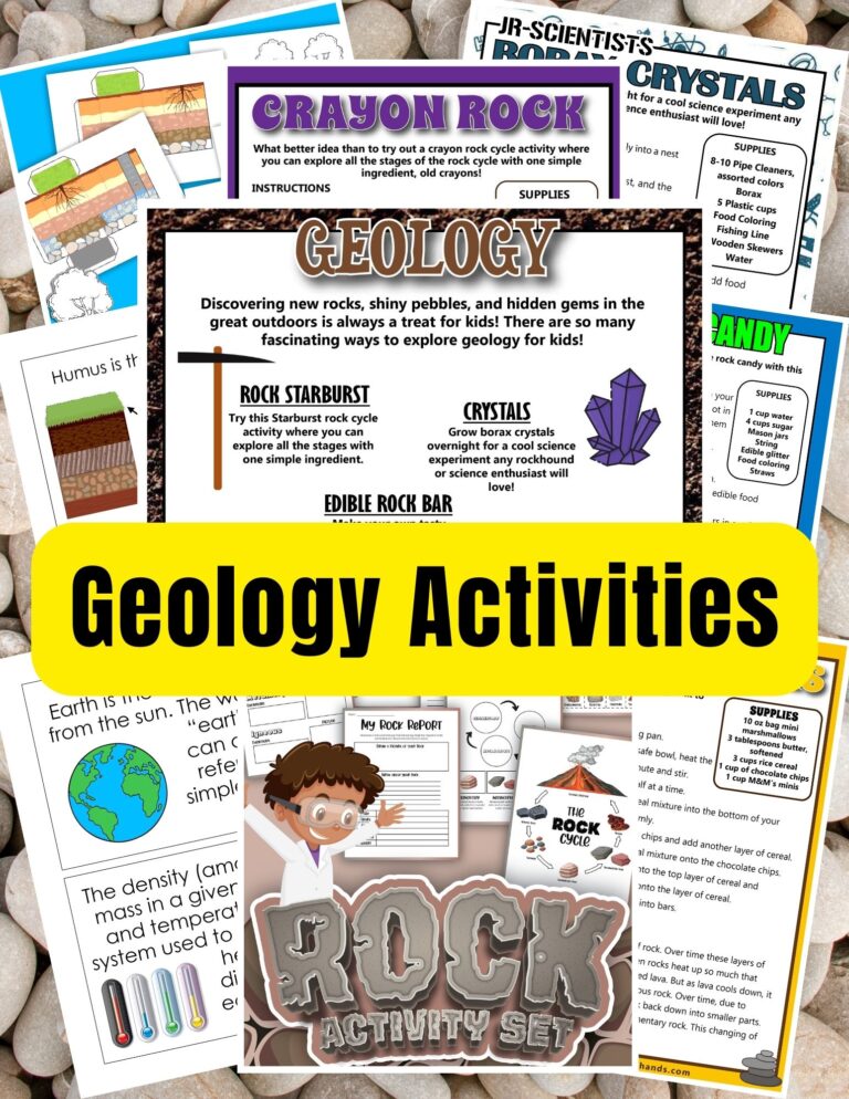 Earth Layers Model (Free Printable) - Little Bins for Little Hands