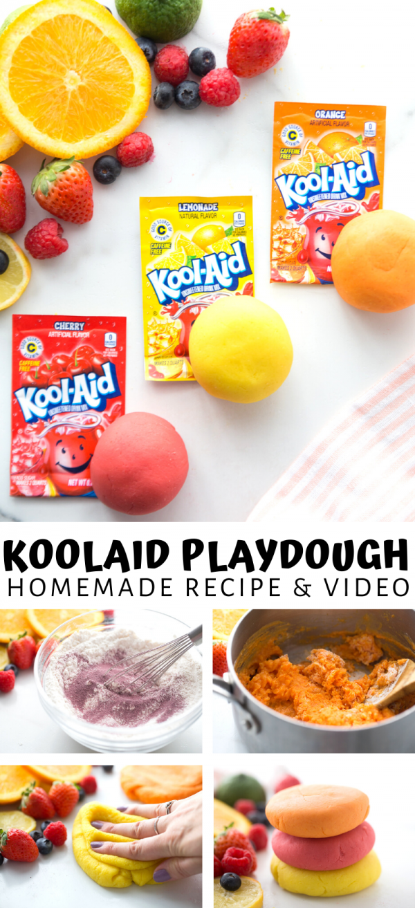 Kool-Aid Playdough Recipe - Little Bins for Little Hands