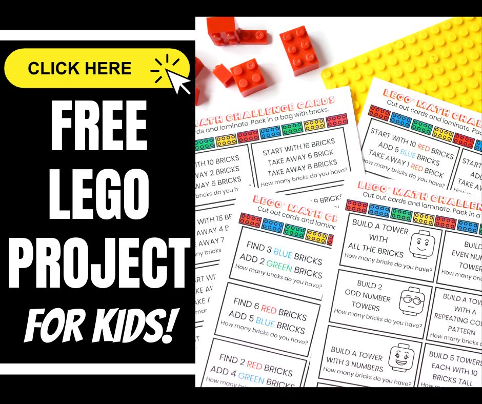 LEGO Math Challenge Cards | Little Bins for Little Hands