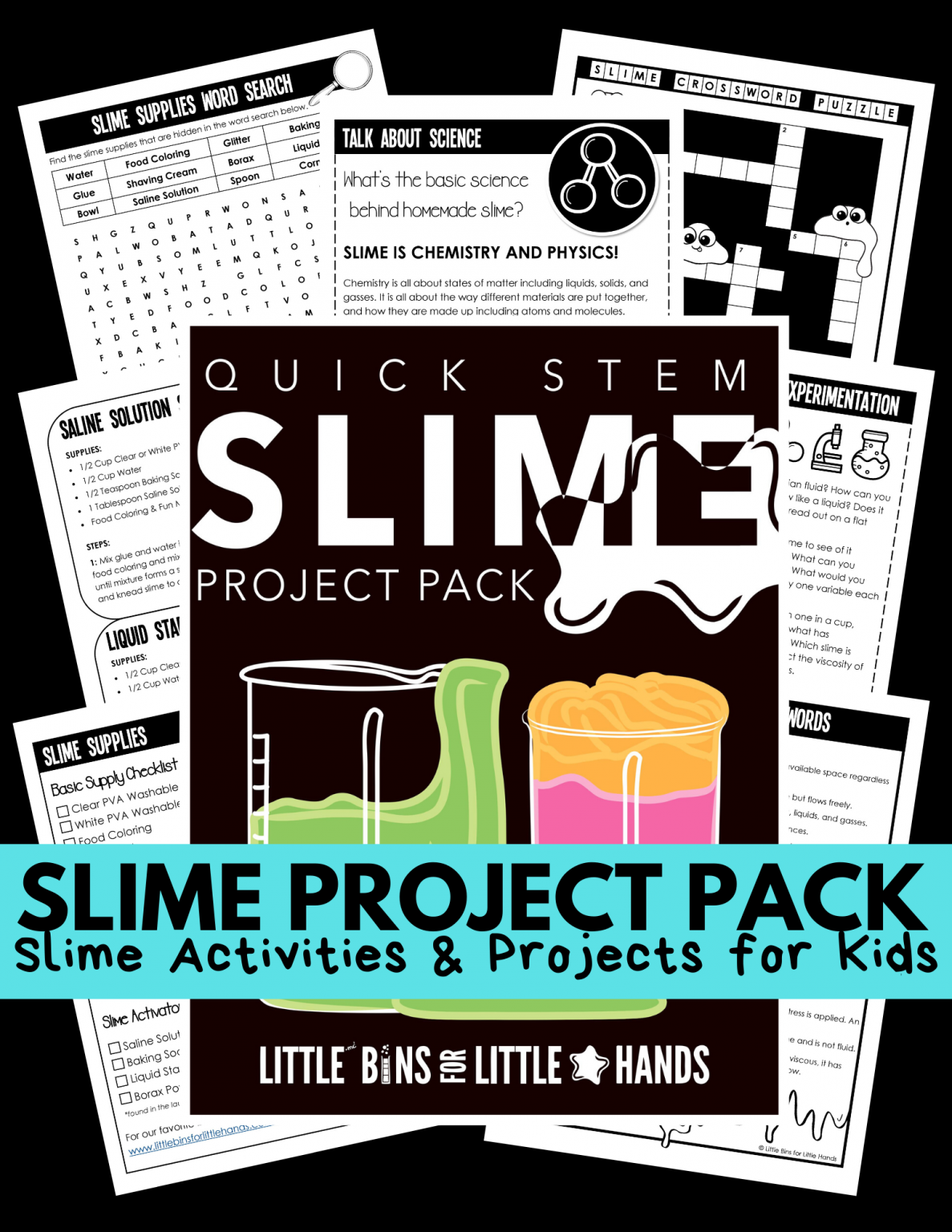 Slime Science Fair Project - Little Bins for Little Hands
