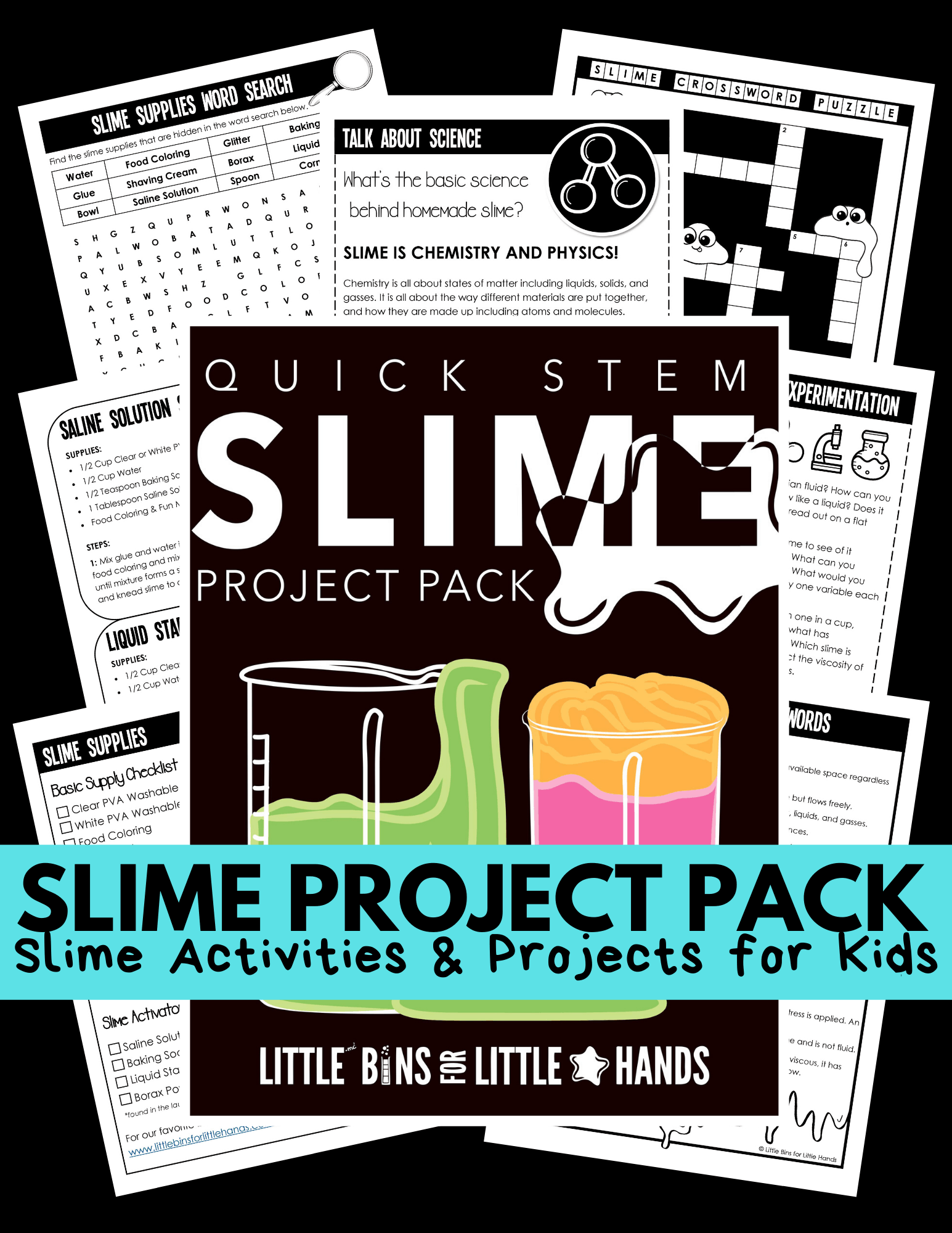 Slime Science Fair Project - Little Bins for Little Hands