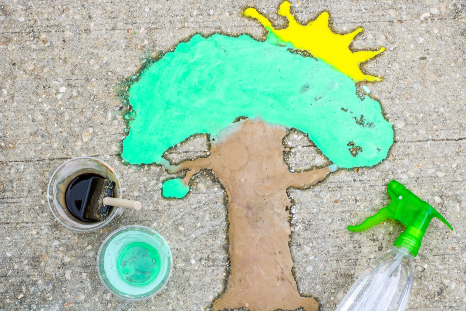 Make Your Own Tempera Paint - Little Bins for Little Hands