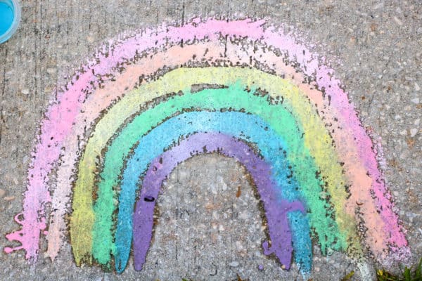 Sidewalk Paint Recipe For Outdoor Fun - Little Bins for Little Hands