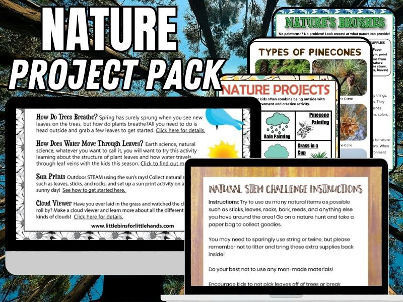 Free Nature Printables For Kids - Little Bins for Little Hands